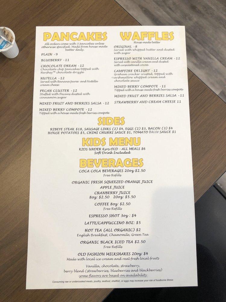 Menu at Breakfast Guru Restaurant & Bar, Rehoboth Beach