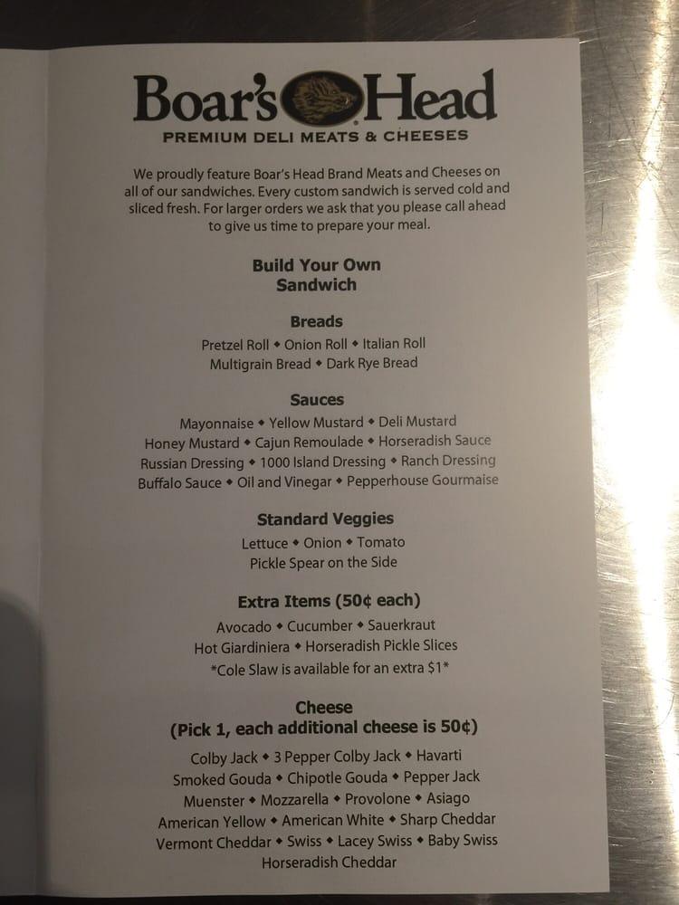 Menu at Deli & More restaurant, Chicago