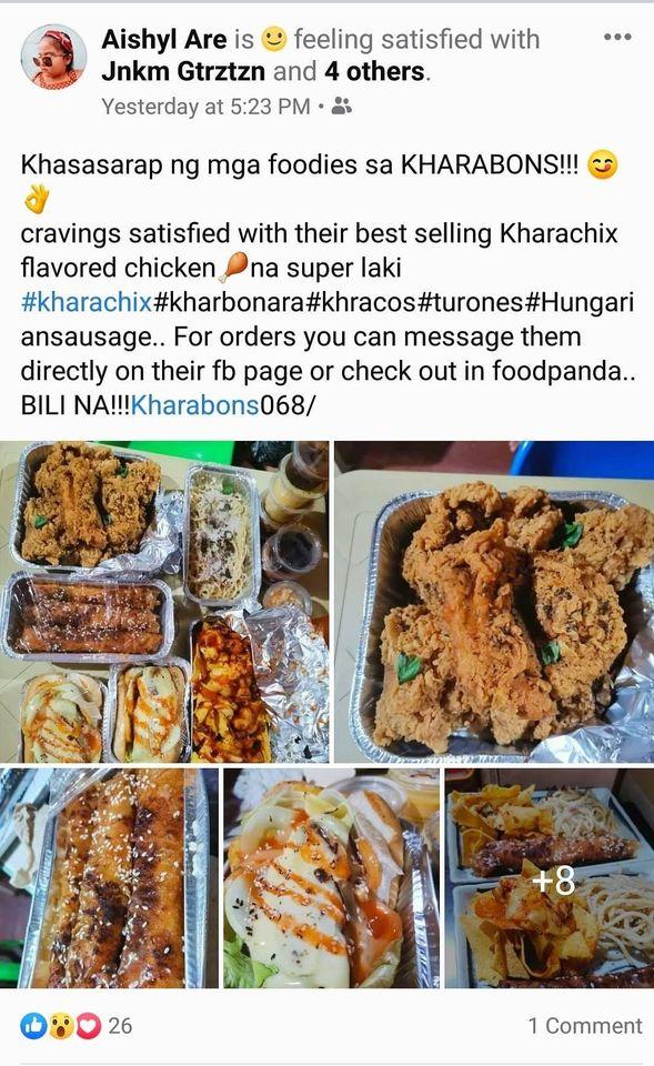 Menu at KHARABONS Resto-Kalye restaurant, Muntinlupa
