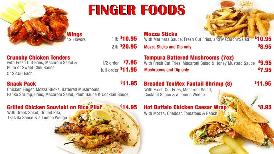 Menu at Richards on 50th restaurant, Edmonton