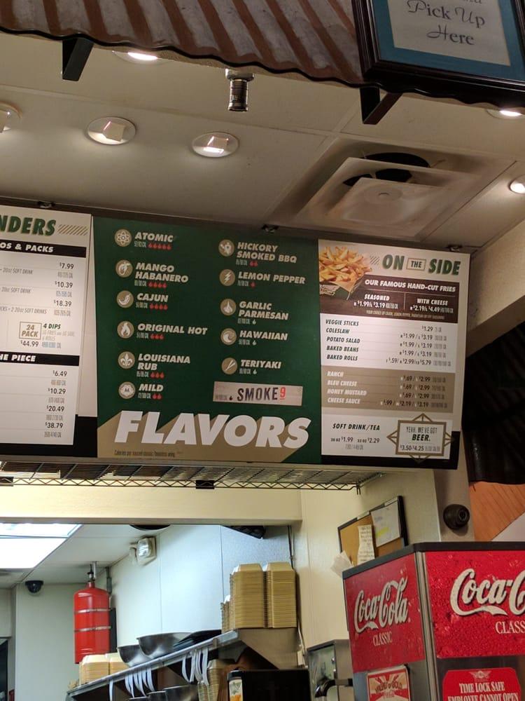 Menu at Wingstop restaurant, Chino Hills, Chino Hills Pkwy Suite 105