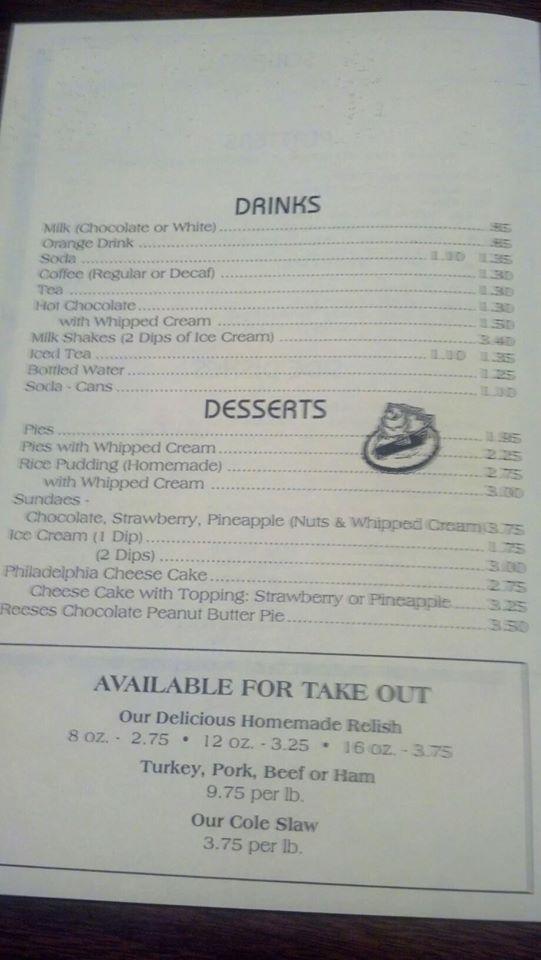Menu at Half Circle Barbecue, Ashley