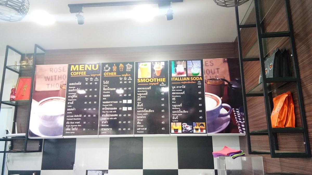 Menu at The Best Coffee & Bar, Klai