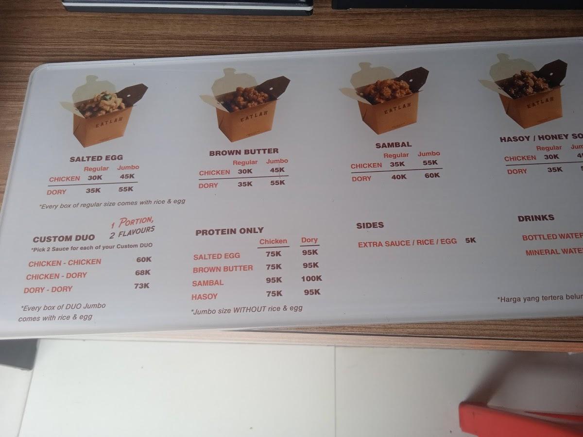 Carta del restaurante EATLAH MALANG, Malang