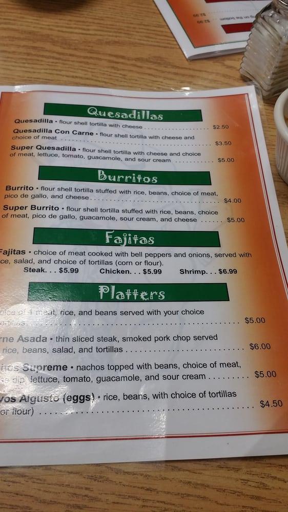 Menu at Abarrotes y Taqueria Luz Tacos, Union City