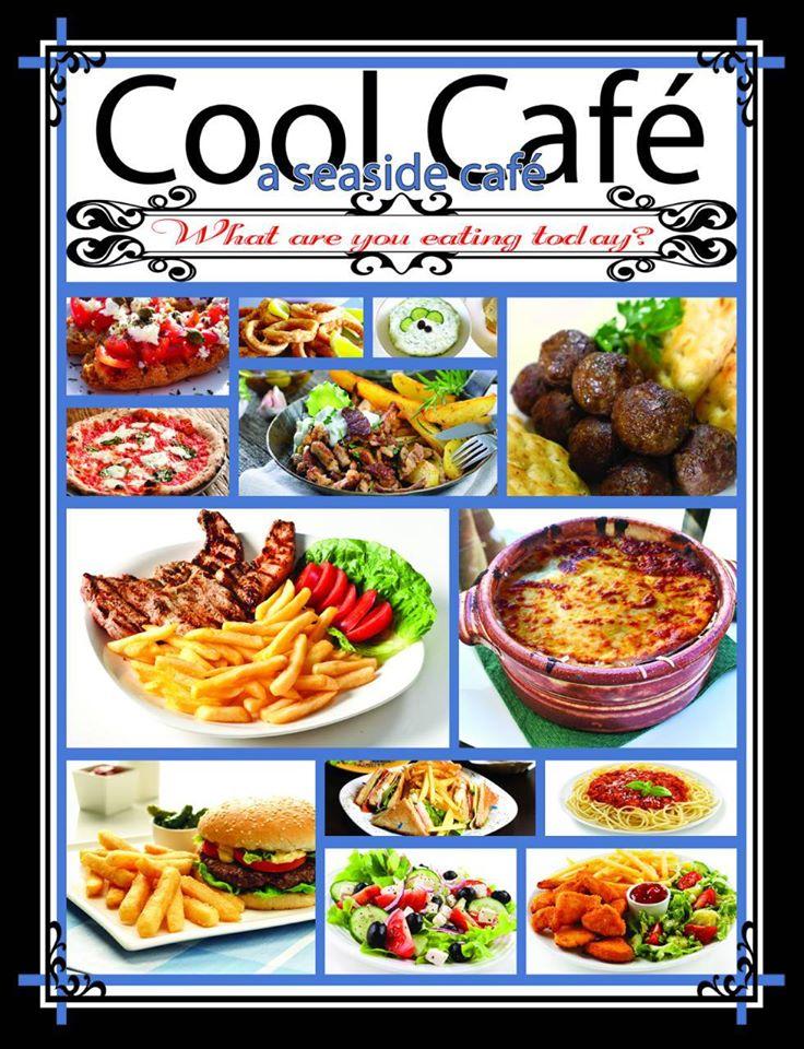 Menu at Cool seaside Cafè, Rethimno
