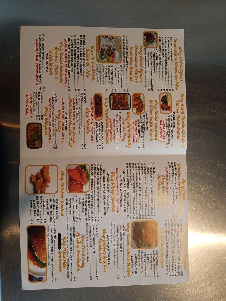 Menu At Gyro King Staten Island Restaurant Bayonne Forest Ave