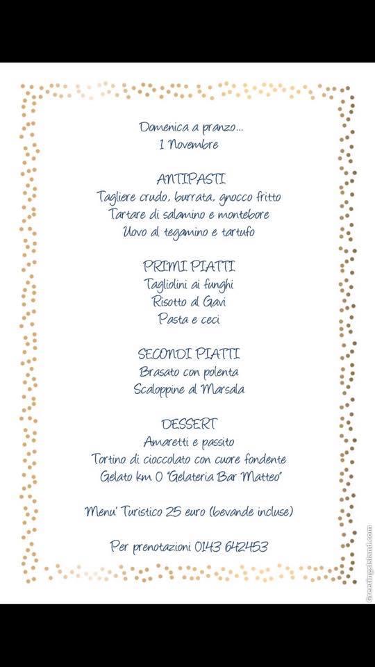 Speisekarte von Pizzeria ristorante "In Gavi" Gavi, Gavi