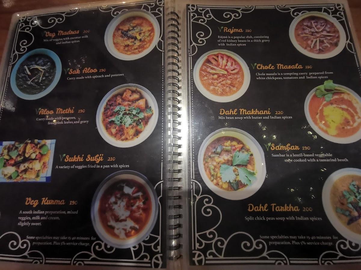 Menu at Pure Vegetarian Govinda's Restaurant, Ao Nang