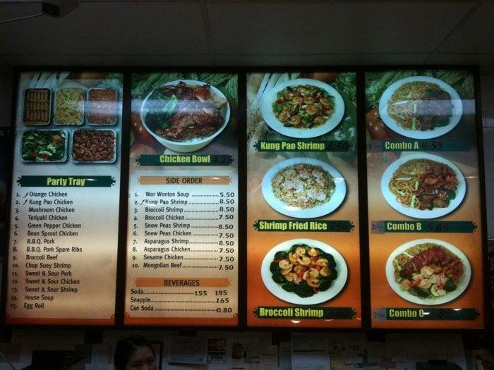 Menu at Star Wok restaurant, Claremont, 548 E Baseline Rd