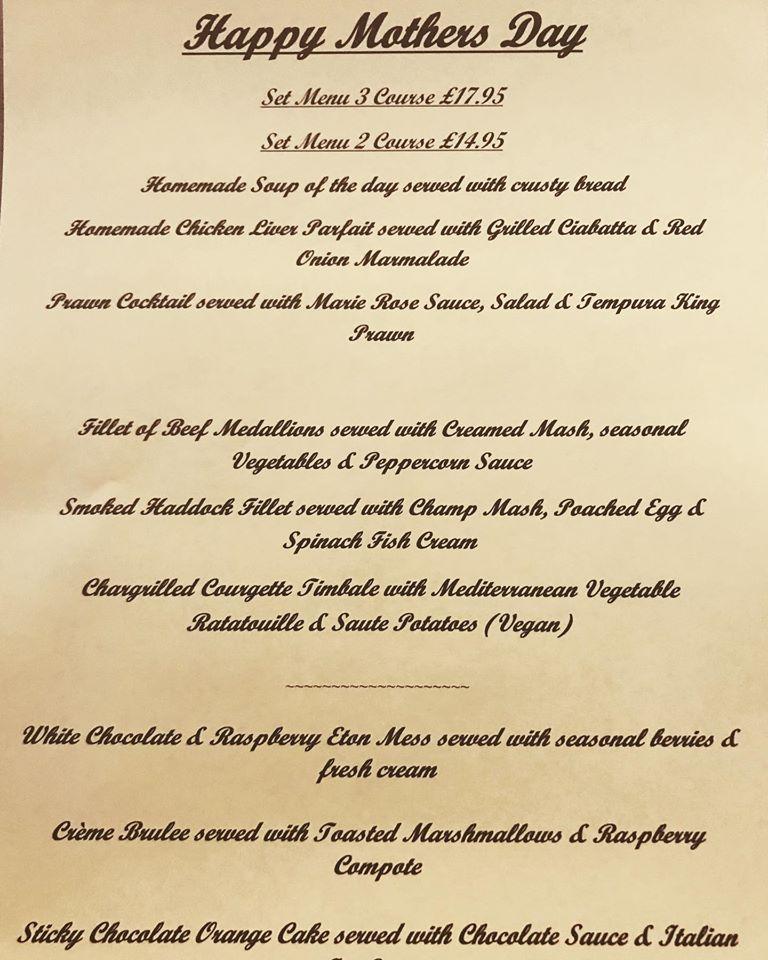Menu at The Exchange pub & bar, Greenock