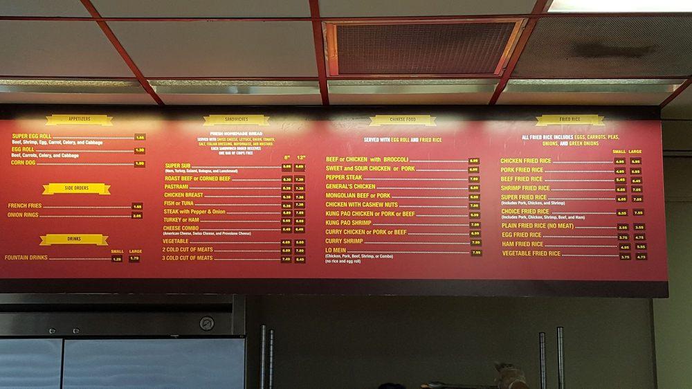 Menu at Highland Super Submarine Sandwich Shop fast food, Memphis ...