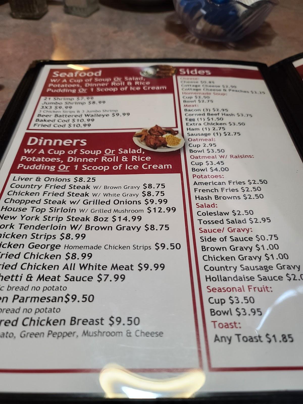 Menu at Garden View Family Restaurant lena il, Lena