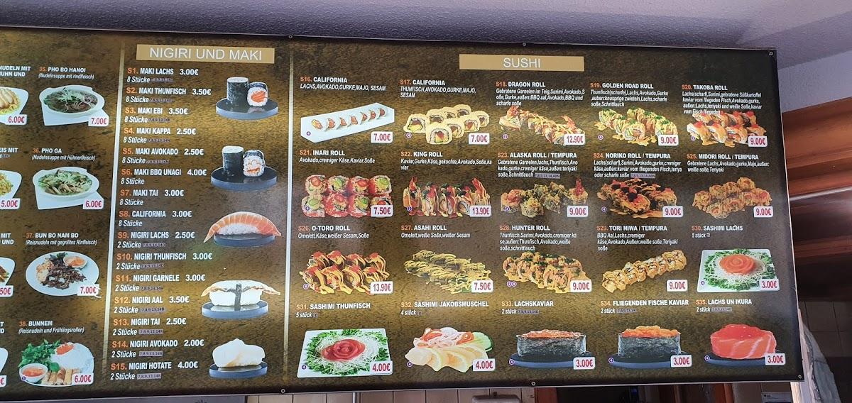 Speisekarte von HANA’S SUSHI BAR, Cham