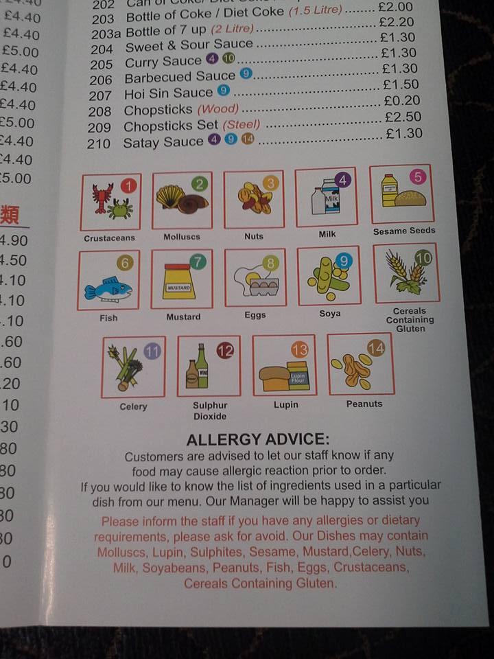 Menu at New Golden Wok restaurant, Gosport