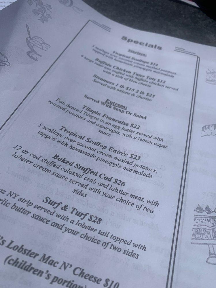 Menu at Briggs' Corner Pizzeria, Attleboro