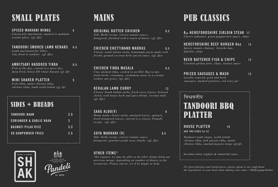 Menu at Marlbank Inn | Malvern Hills Country Pub & Indian St Kitchen ...