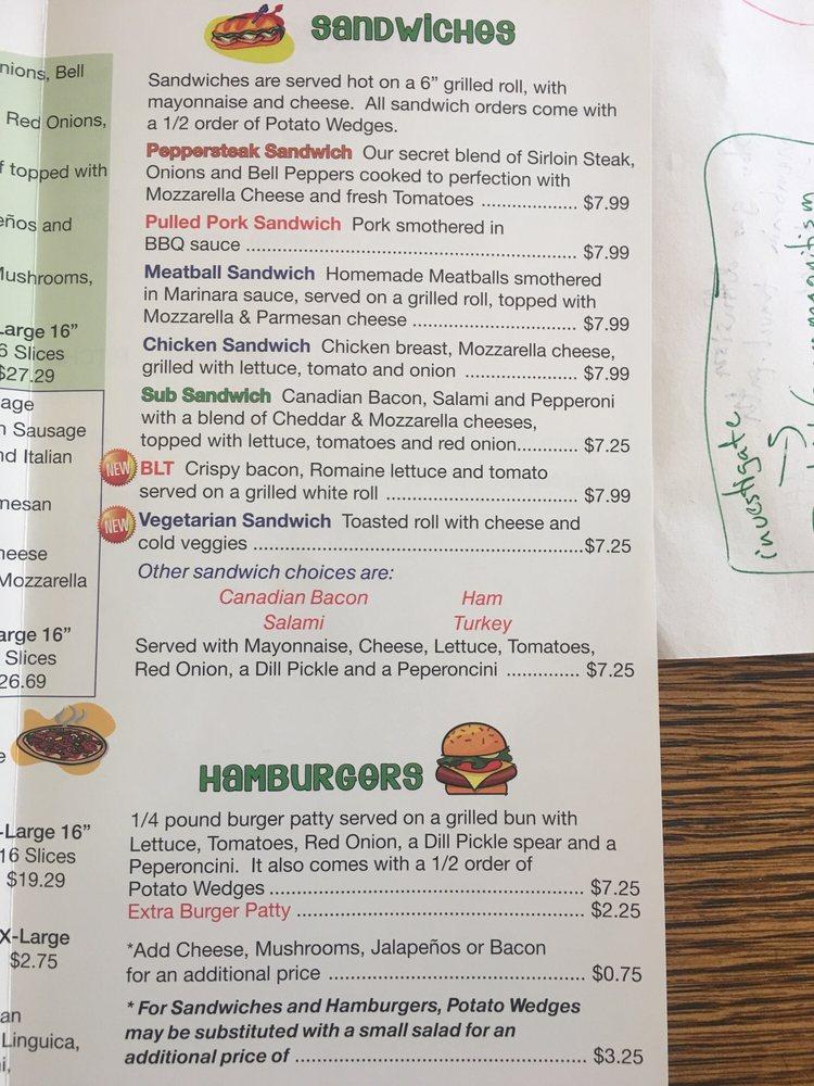 Menu at Pizza Round-Up Loma Rica pizzeria, Loma Rica