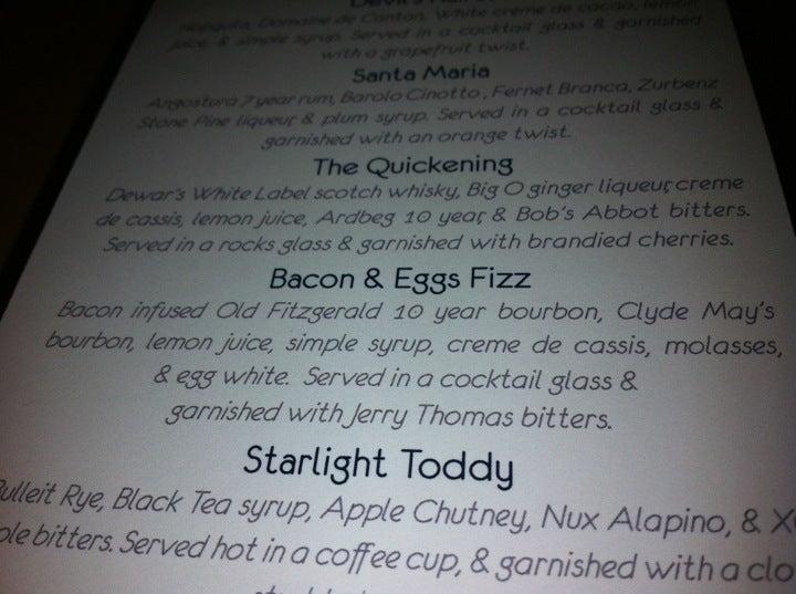 Menu at Eclipse Restaurant, St. Louis