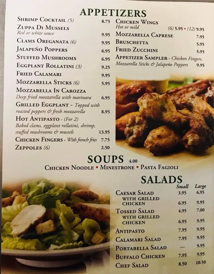Menu at Pronto Pizza and Restaurant - Best Pizza Sayreville NJ, Pan ...