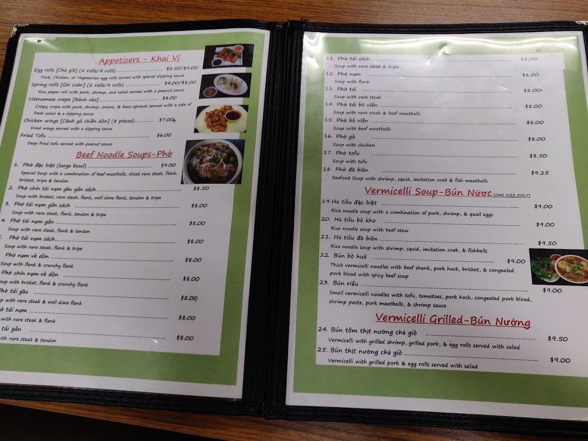 Menu at Pho 72 Restaurant Vietnamese Noodle and Grill, San Bernardino, 738 S Waterman Ave a15