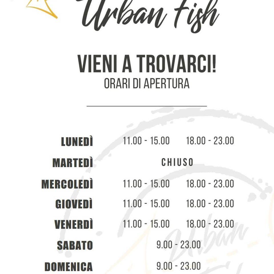 Menu da Urban Fish ristorante, Dervio