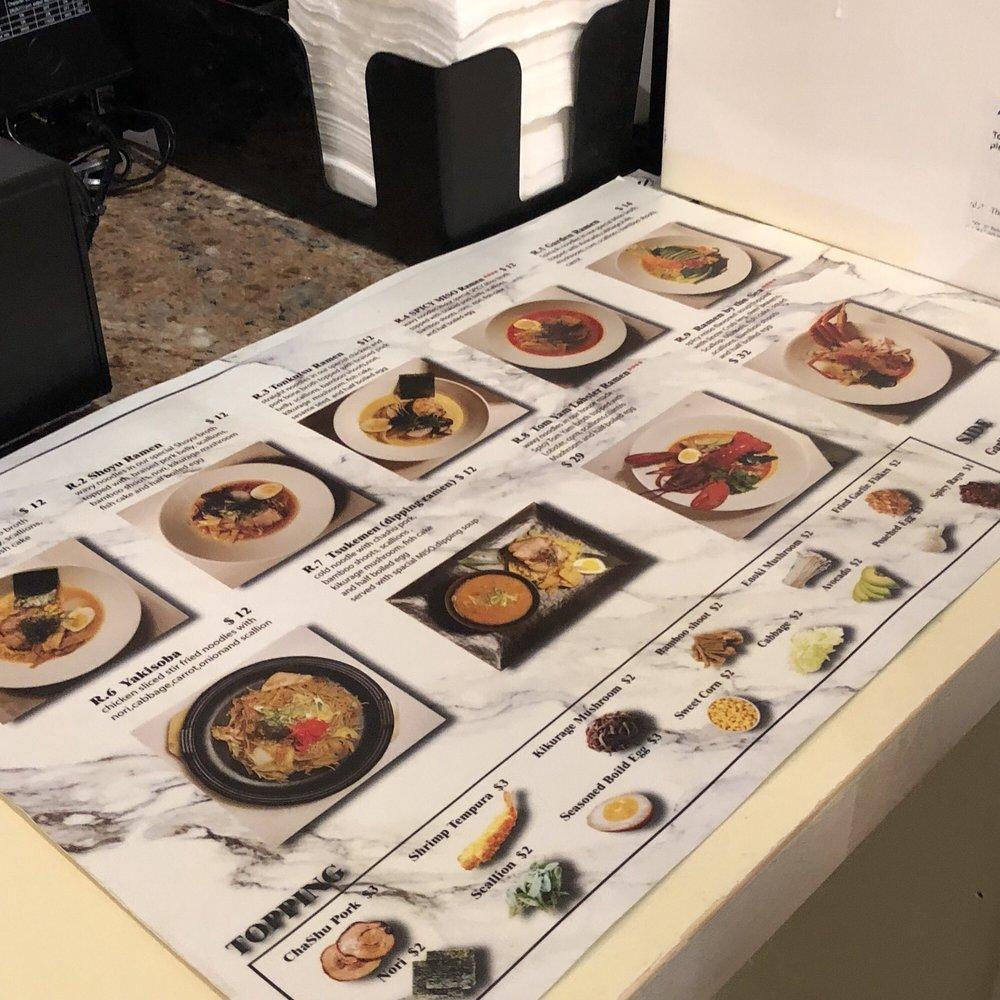 Menu at 8 RAMEN restaurant, Rockville Centre