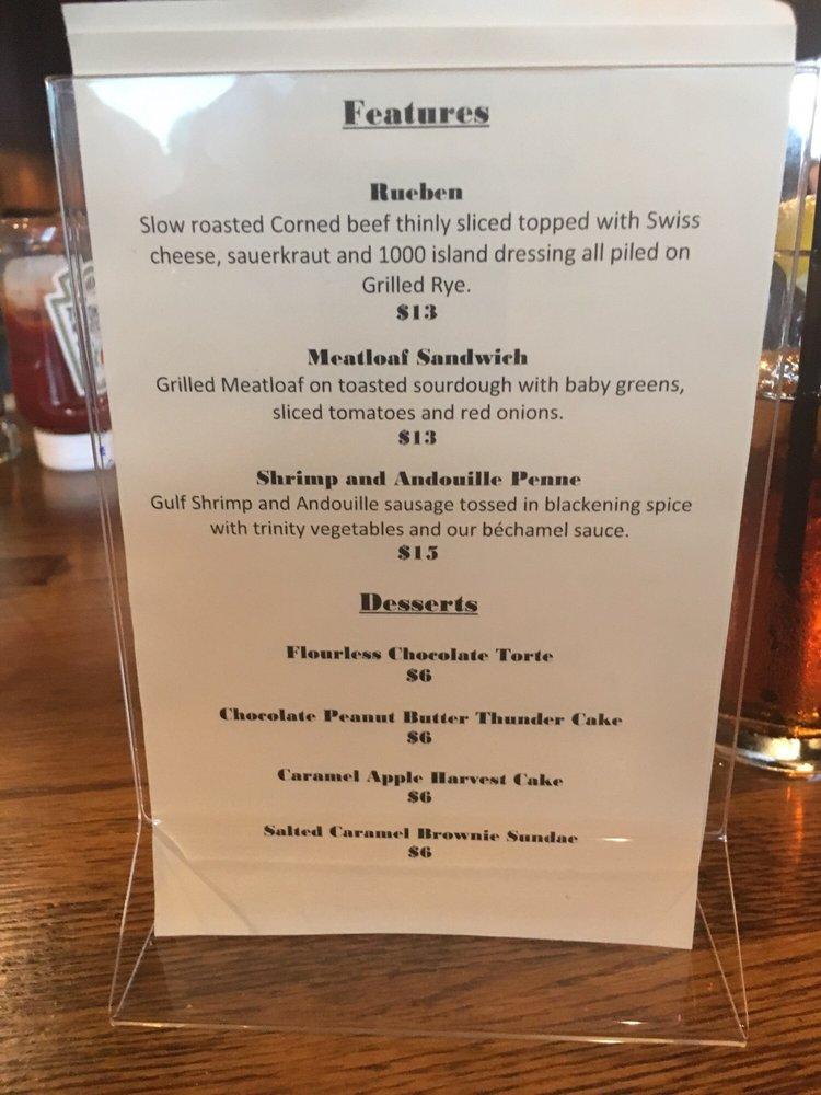 Menu at Wandering Griffin Brewery & Restaurant, Beavercreek