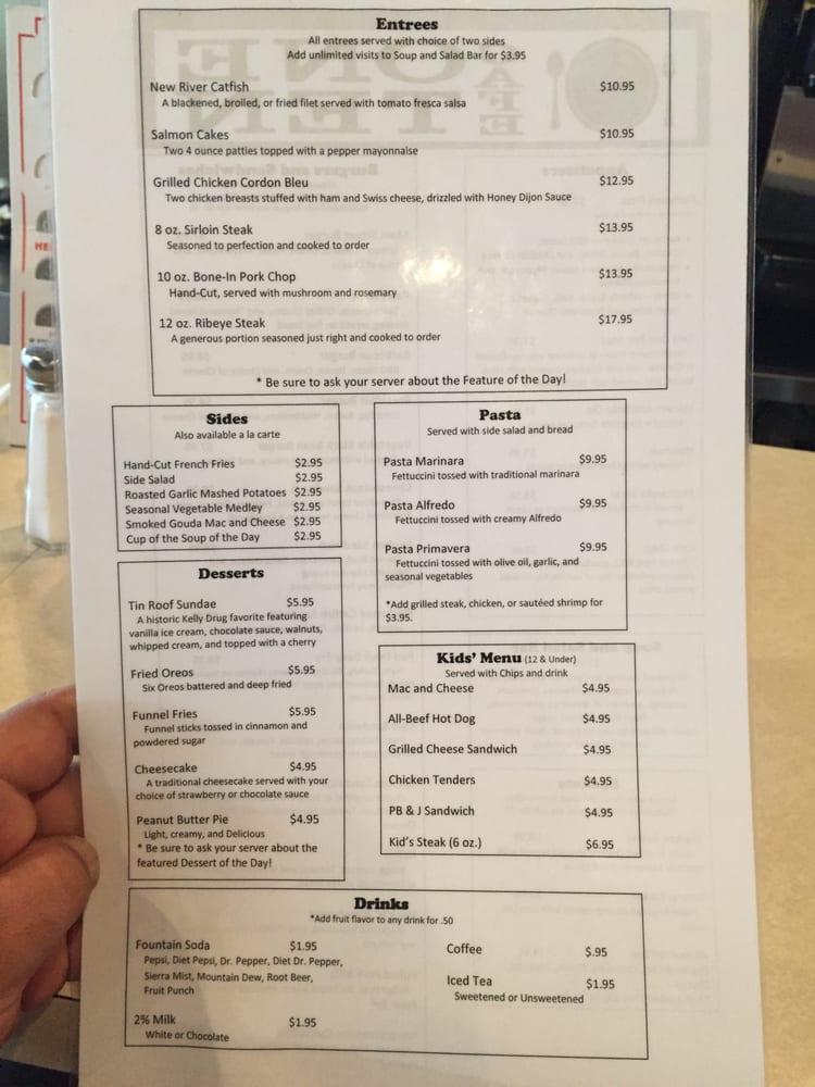Menu at Café One Ten cafe, Oak Hill, 110 Main St