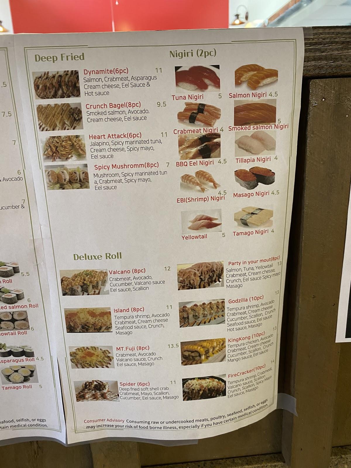 Menu at Cup Works restaurant, Valdosta