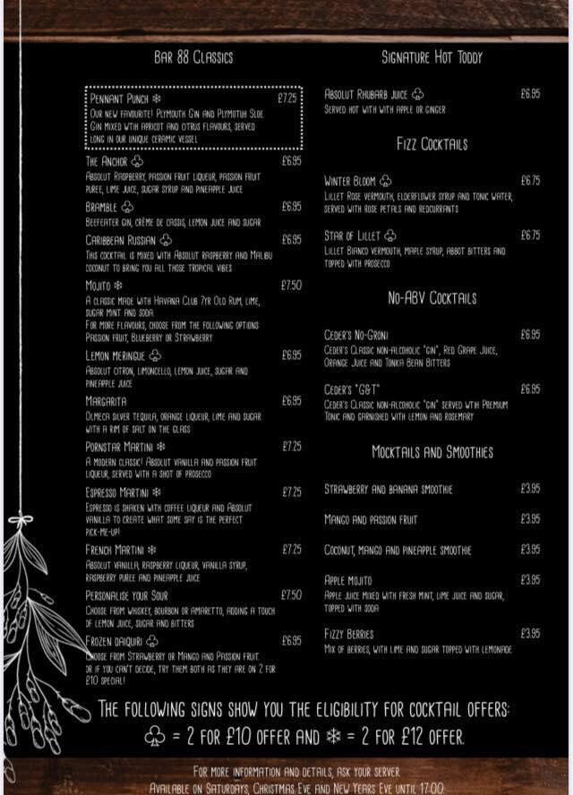 Menu at Boojie Burger Seaburn restaurant, Sunderland