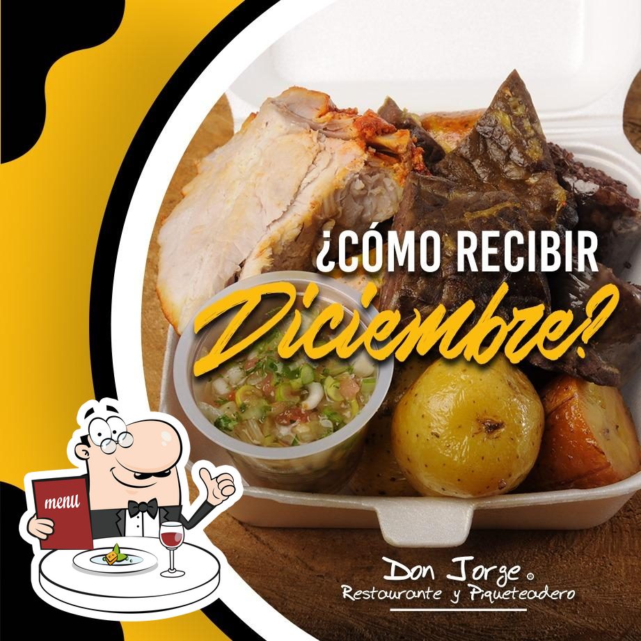 Restaurante y Piqueteadero Don Jorge, Bogotá - Menú del restaurante ...