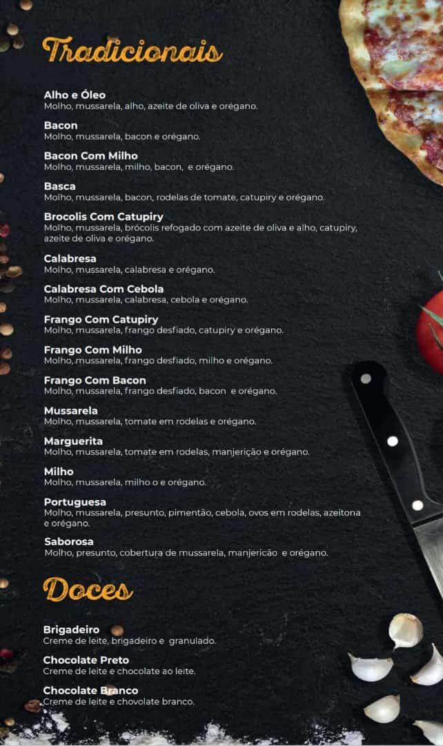 Menu em Sabores do Morro restaurante, Osório
