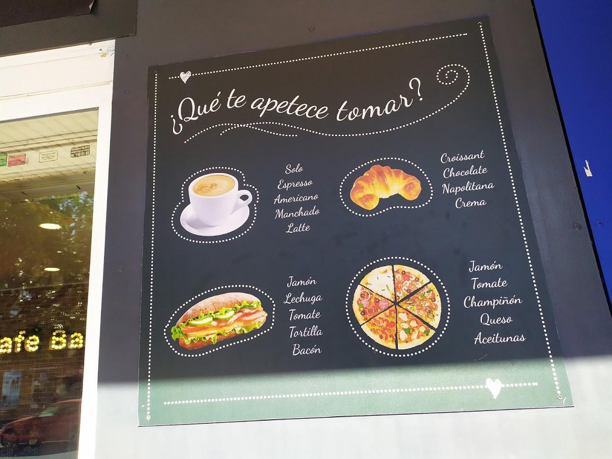 Carta de Café Bar Carrefour, Alcala de Henares