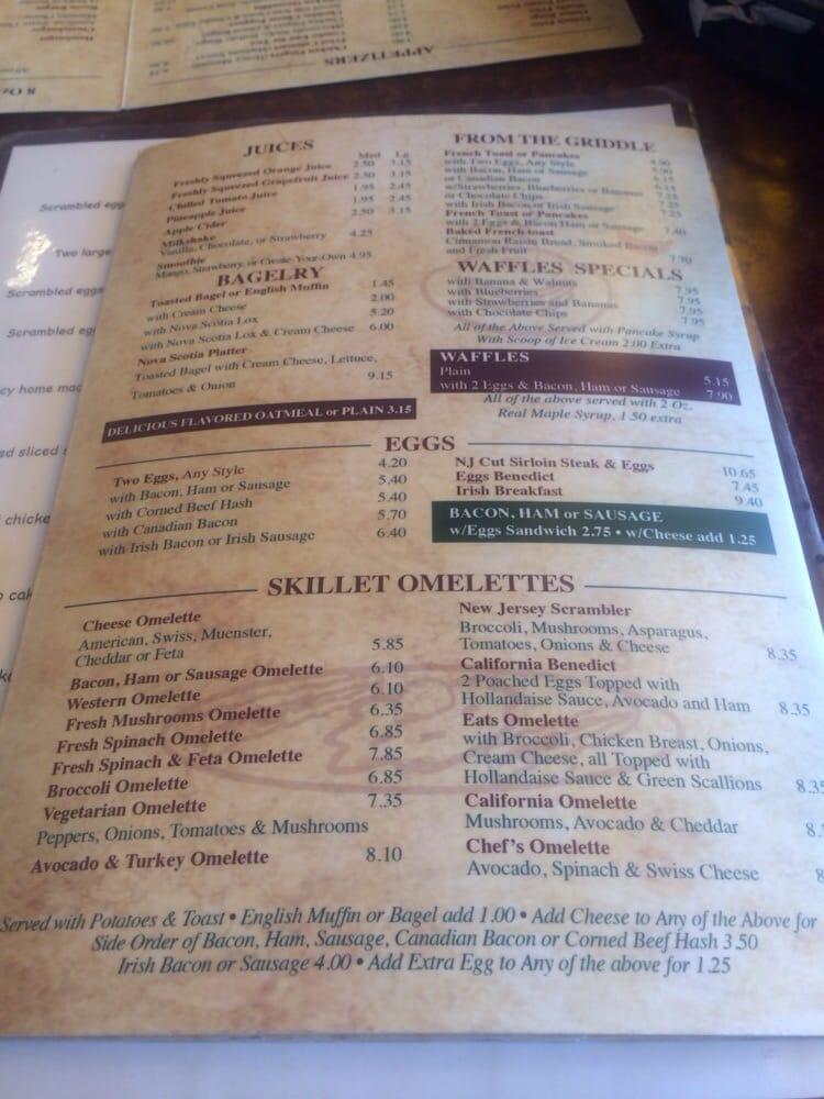 Menu at Fairmount Eats restaurant, Hackensack