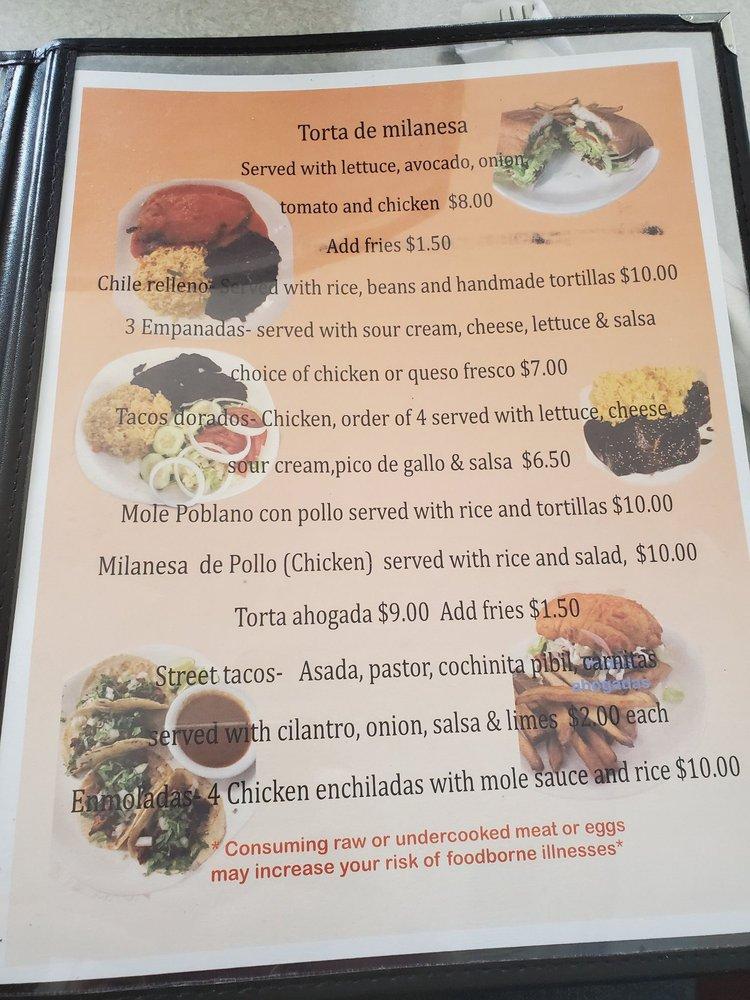 Menu at Scramble restaurant, Fletcher
