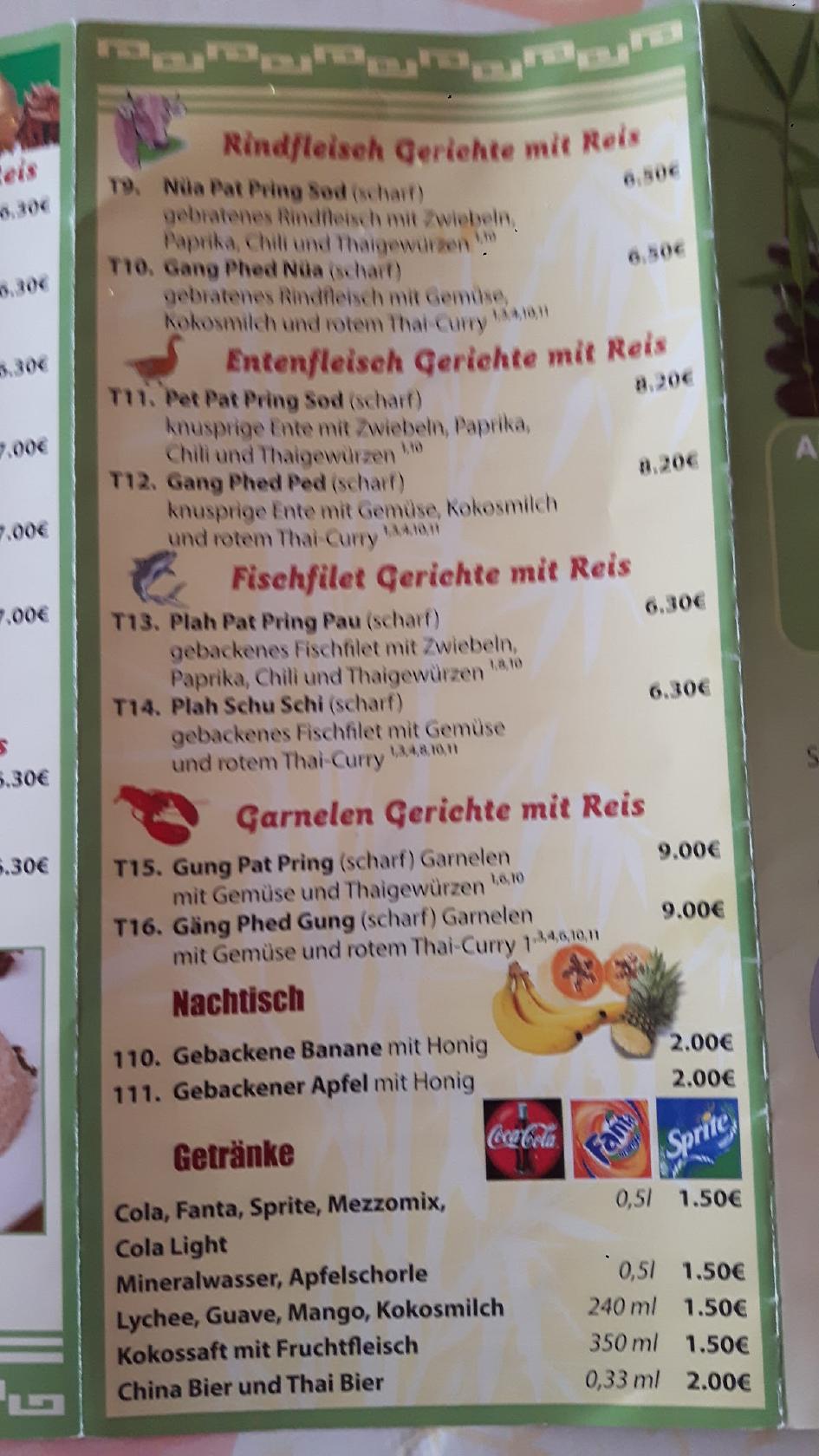 Speisekarte von Asia Imbiss pub & Bar, Waldshut-Tiengen