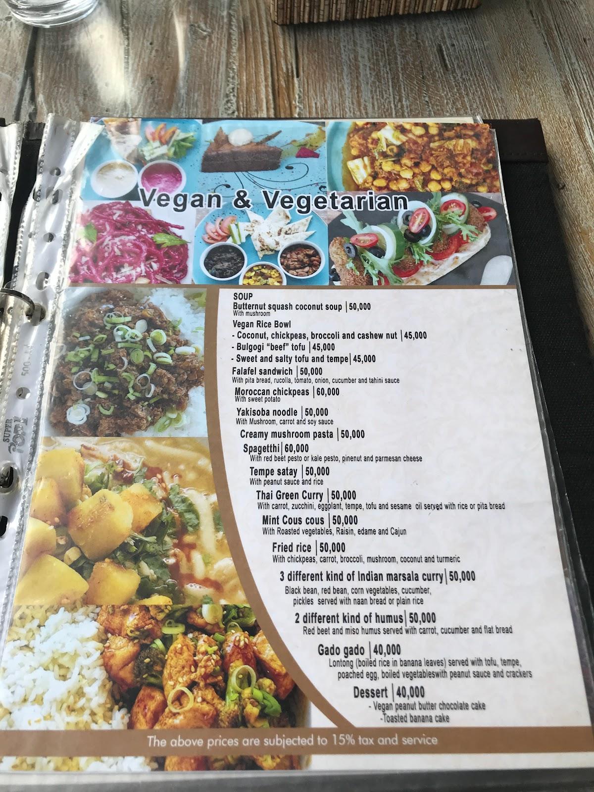 Menu at Buda Bakery & Resto, Buleleng