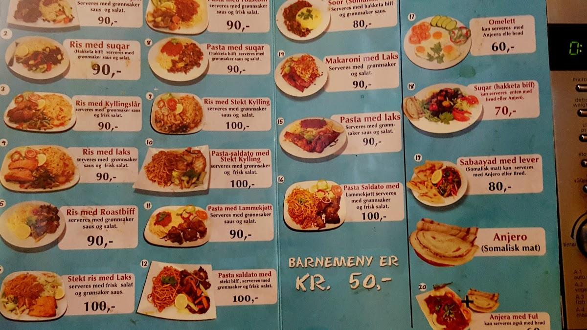 Menu at Waaberi restaurant Oslo, Oslo