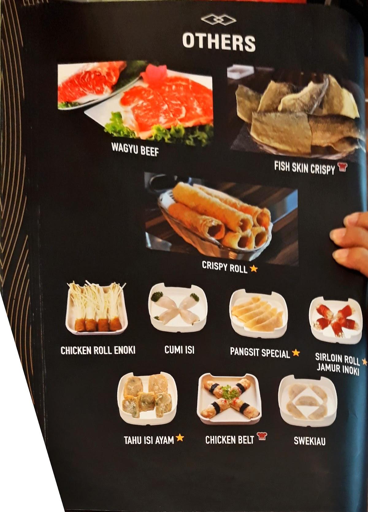 Menu at I-ta Suki Restaurant, South Jakarta, Town Square Cilandak