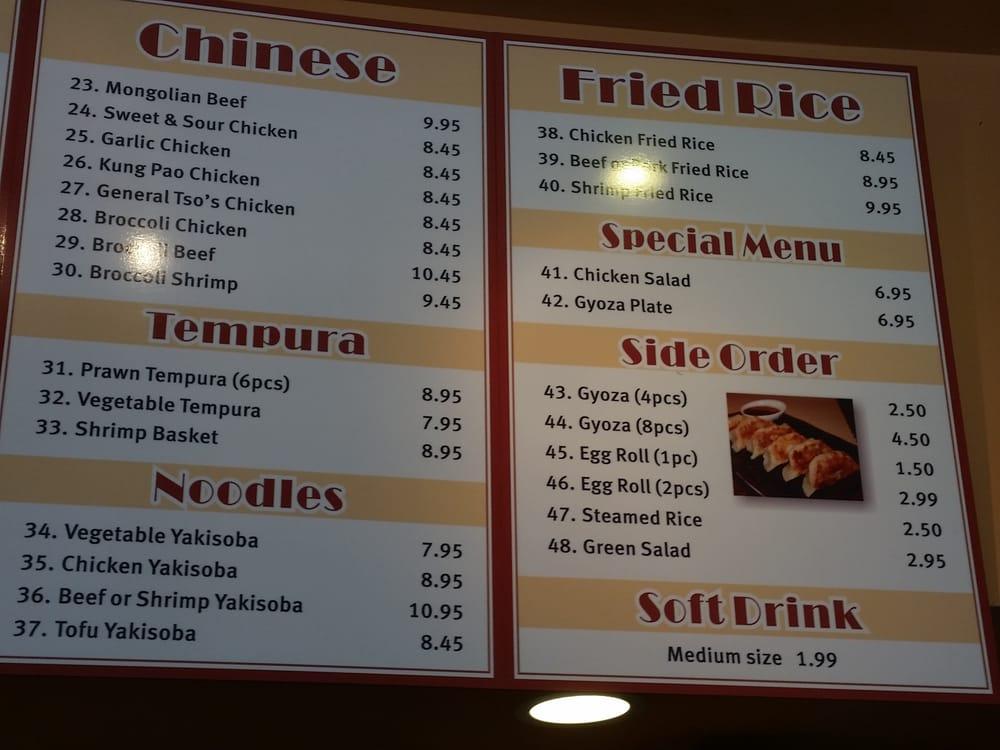 Menu at Shake 'n Go restaurant, Everett