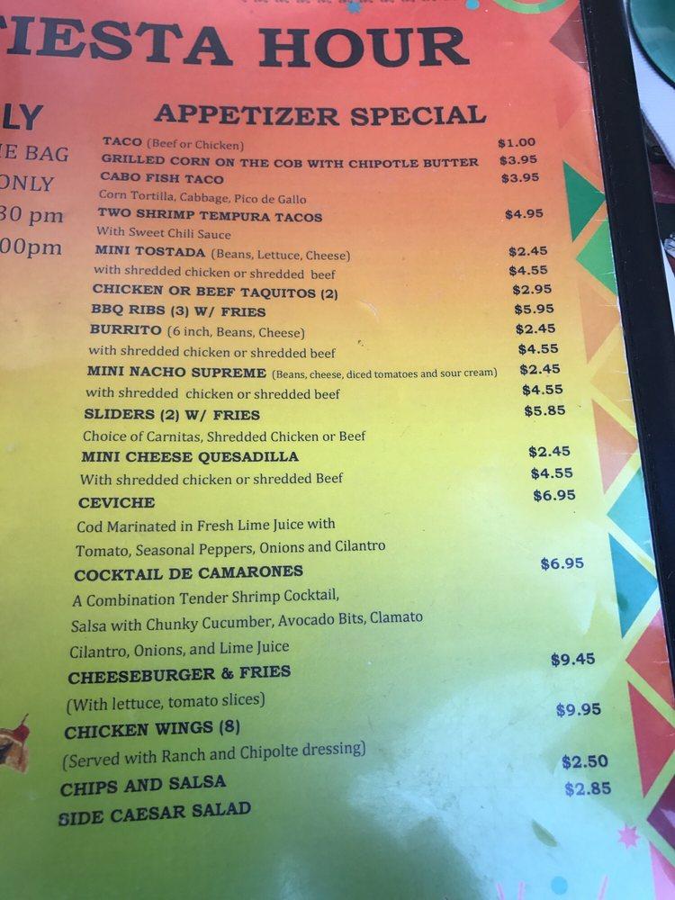 Menu at Don Diego's of Indian Wells pub & bar, Indian Wells