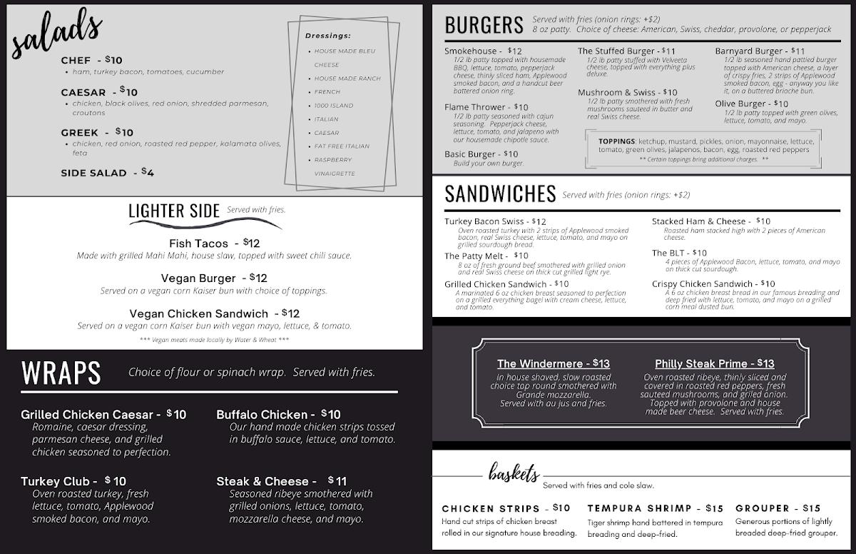 Menu at Local 3 Grill & Tap pub & bar, Watervliet