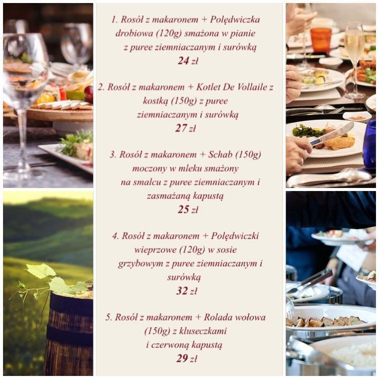 Menu at Dom Weselny Janówka restaurant, Janowice
