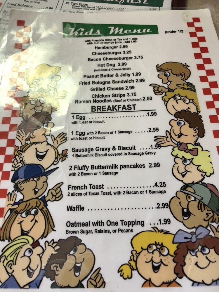 Menu at Hillview Family Diner restaurant, Louisville