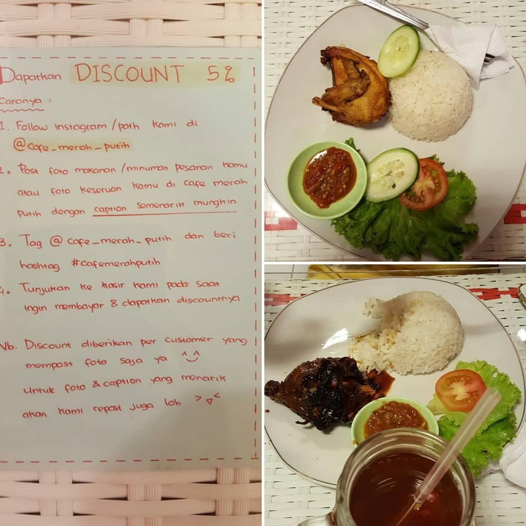 Carta de Cafe Merah Putih, Tangerang del Sur, no