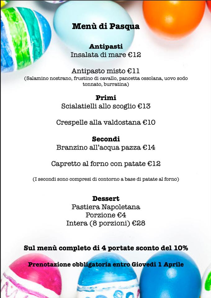 Menu da Il Cortile ristorante, Pettenasco, Corso Roma