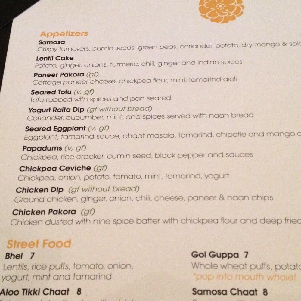 Menu at Marigold Maison - Paradise Valley restaurant, Phoenix