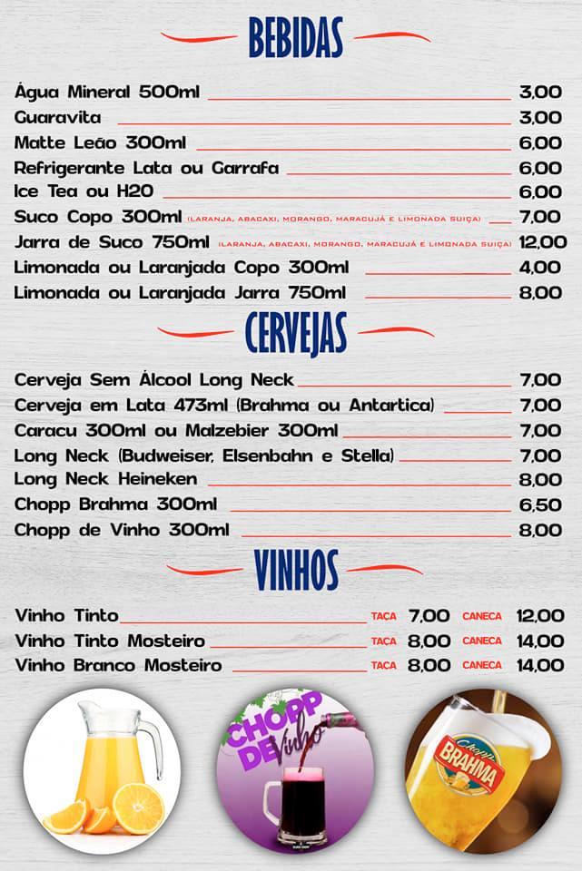 Menu at O Rei dos Frangos Marítimos (Beco das Sardinhas) restaurant ...
