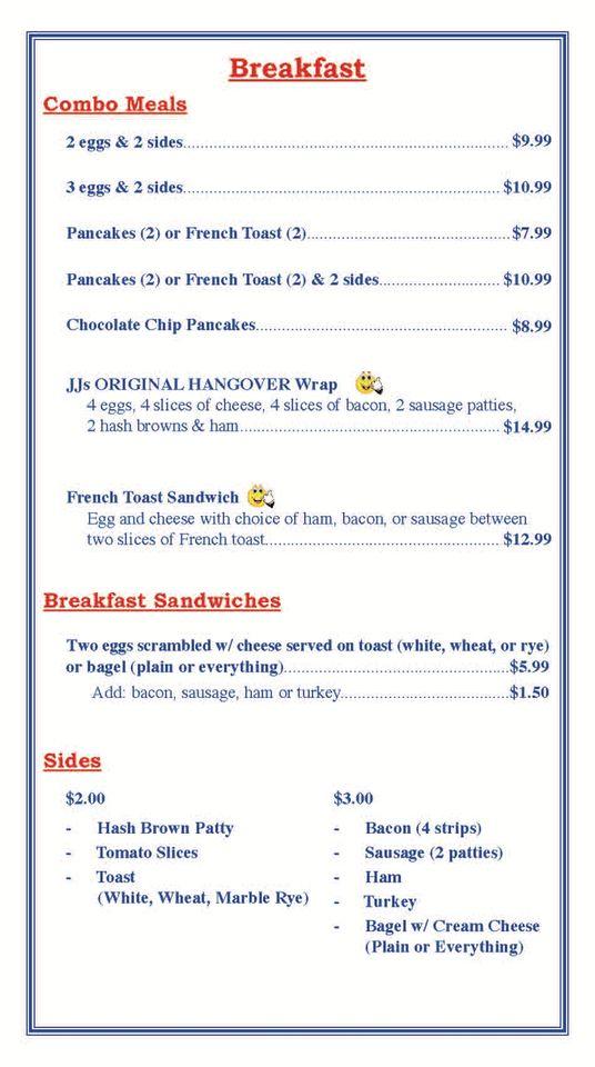 Menu at The Boardwalk Grill restaurant, Madeira Beach, 204 johns pass ...